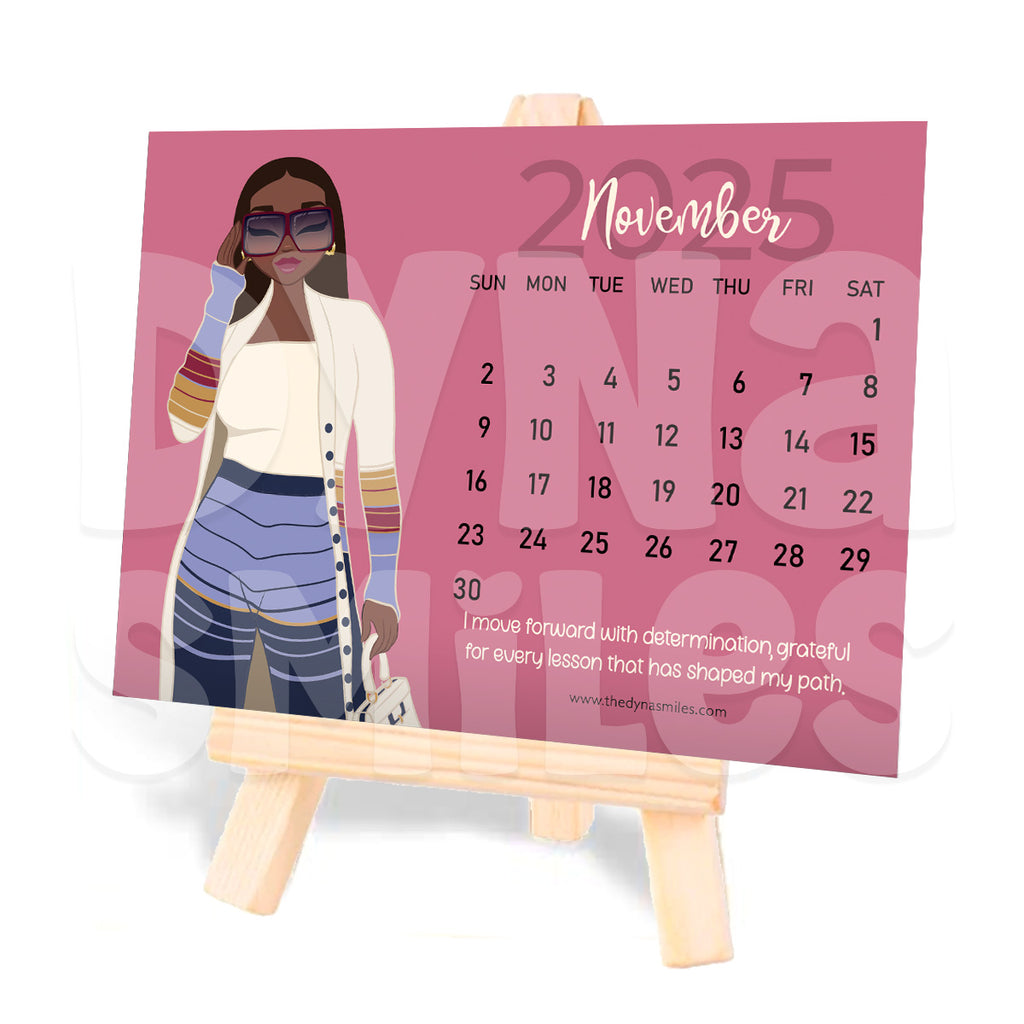 2025 SMALL Desktop Calendar Cards *DOLLS* Edition – TheDynaSmiles.com