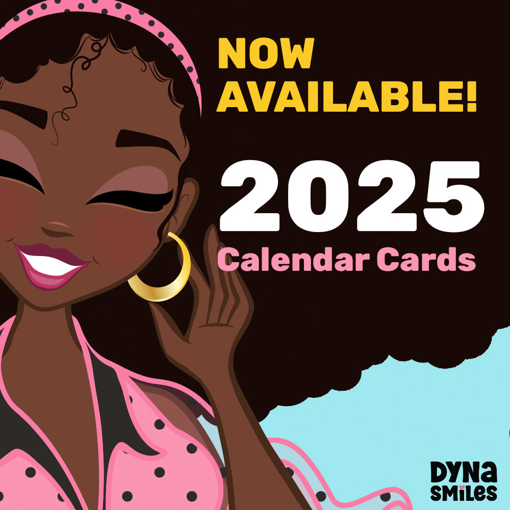 2025 SMALL Desktop Calendar Cards *DOLLS* Edition – TheDynaSmiles.com